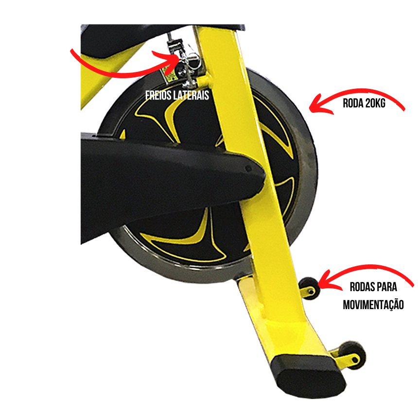 Bike Spinning Quasar Pro + - OriGym Fitness Equipamentos