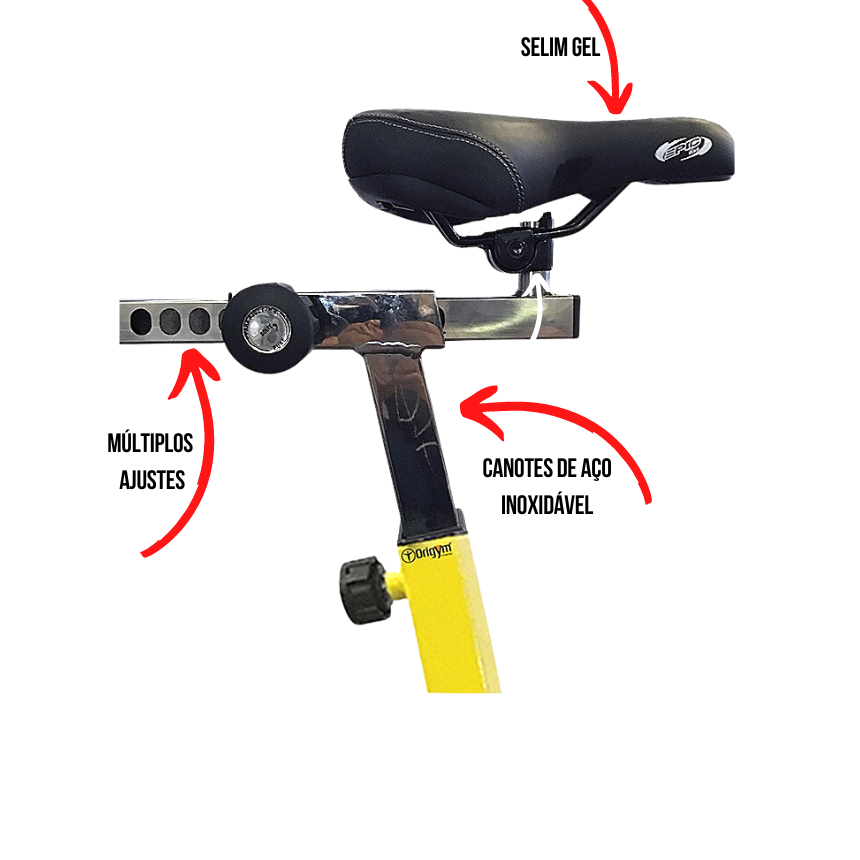 Bike de Spinning Quasar PRÓ+ - OriGym Fitness Equipamentos